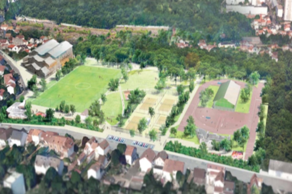 Construction d'un complexe sportif et réaménagement du parc des sports ...