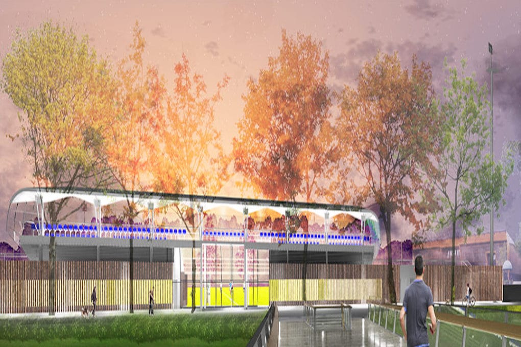 Construction de deux tribunes à Puteaux (92) | Noga | Paris - Arcachon